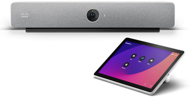 Cisco Webex Room Bar (First Light Color) with Table-stand Room Navigator