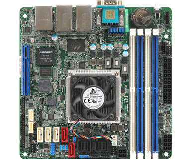 AsRock Rack Mini ITX Server Motherboard 4 core SOC - C3558D4I-4L