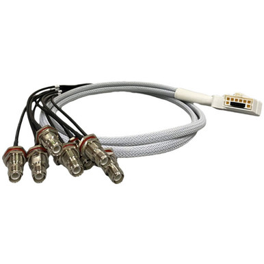 Acceltex 8 Port Dart Cable Assembly With RPTNC Bulkhead Jack Connectors ...