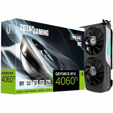 Zotac Nvidia GeForce RTX 4060 Ti Graphic Card - 8 GB GDDR6 - 7680 x ...