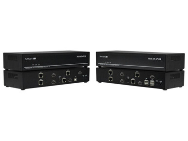 Smartavi HDMI 4K, Quad-Head, KVM Extender USB 2.0, Audio, Includes HDX ...