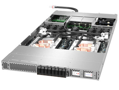 Supermicro GPU ARS-121L-DNR (Complete System Only) 1U System with 2 NVIDIA Grace CPU Superchips ...
