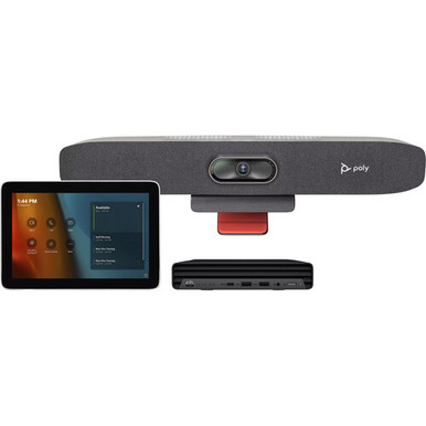 Poly Studio Small Room Kit for Microsoft Teams Rooms with Mini ...