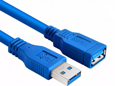 Axiom Usb 3.0 Type-a To Usb Type-a Extension Cable Over-mold Type M/f ...