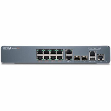 Juniper Fanless Switch Offering 8 X 1gbe, Poe+ (30W) Access Ports, 2 X ...