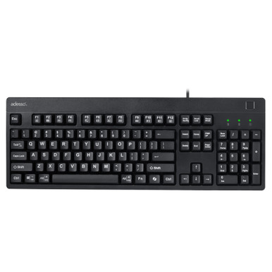 Adesso TAA Compliant Antimicrobial Biometric Fingerprint Keyboard - AKB ...