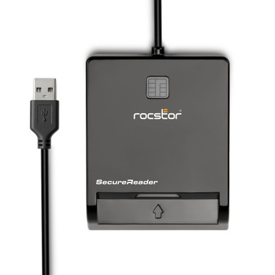 Rocstor Securereader Cr15 Usb-C Smart Card Reader - Common Access Card ...