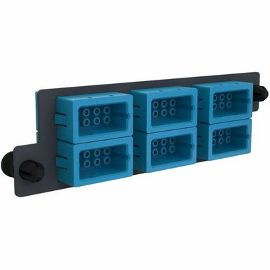 Legrand Adapter Panel, Aim, 6, Aim, Mdc, 48F, Os2, Blue - HDFP-AME48AC