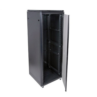 Startech 8U 19" Open Frame Server Rack - Compact 4 Post Adjustable Depth (22-40") Mobile - Free ...