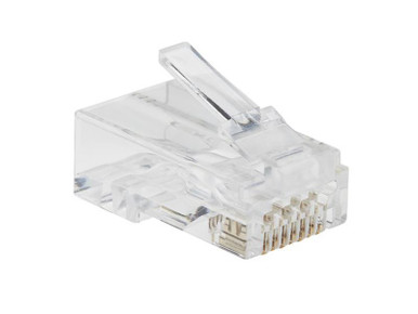 CA6 PASS-THRU UTP MODULAR PLUG 100 PACK