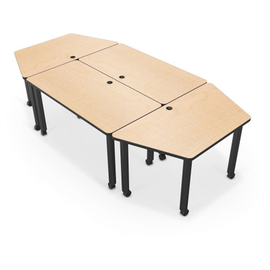 Mooreco Modular Conference Table-Rectangle-60X30-Markerboard / Laminate ...