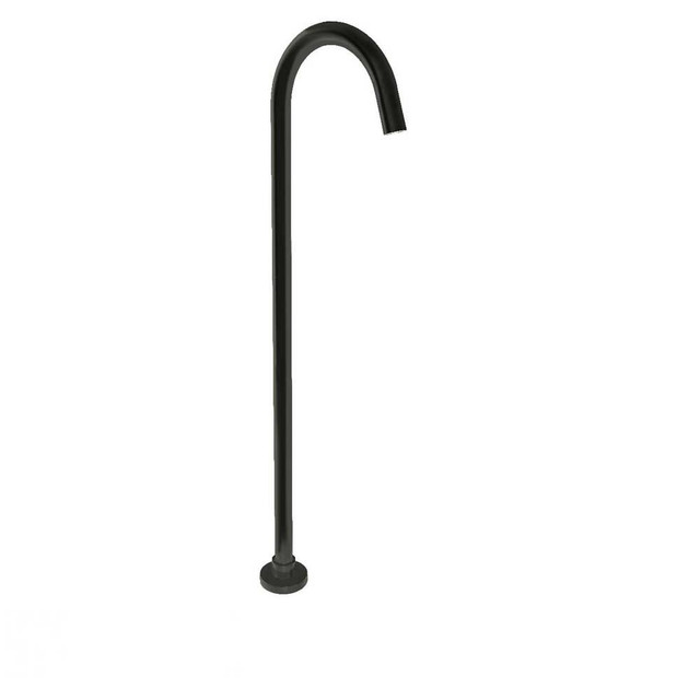 Floor Standing Bath Spout - Black