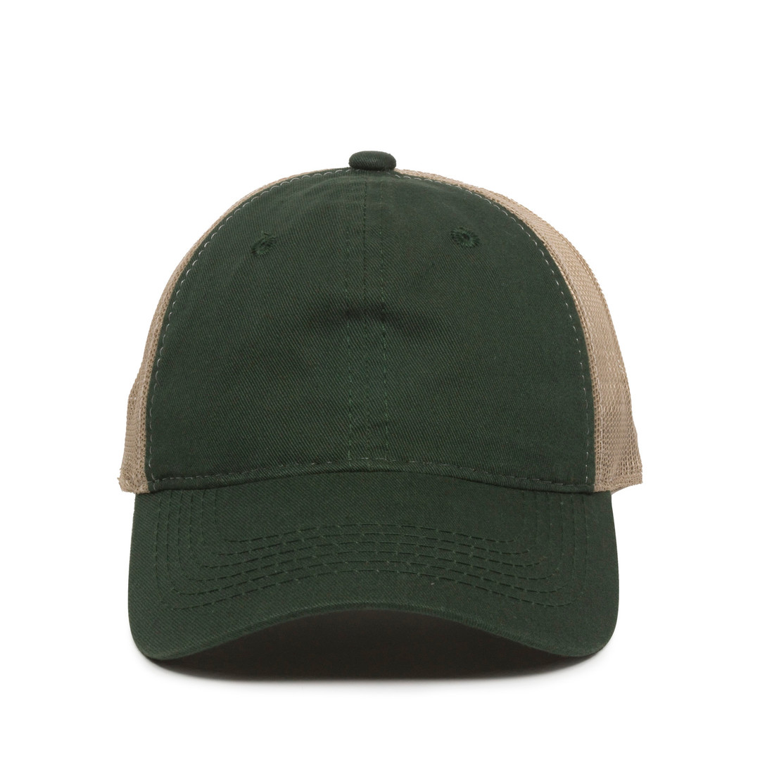 6 Panel Unstructured Mesh Back Cap | by Ink