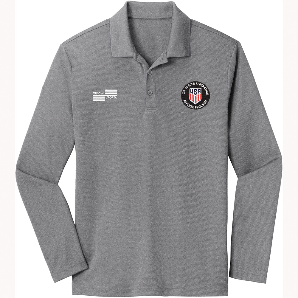2406CL USSF Long Sleeve Golf Shirt - Official Sports International