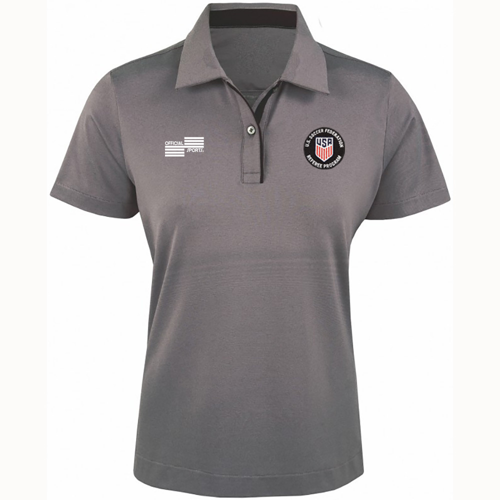 W2416CL USSF Women's Micro Stripe Golf Shirt - Official Sports ...