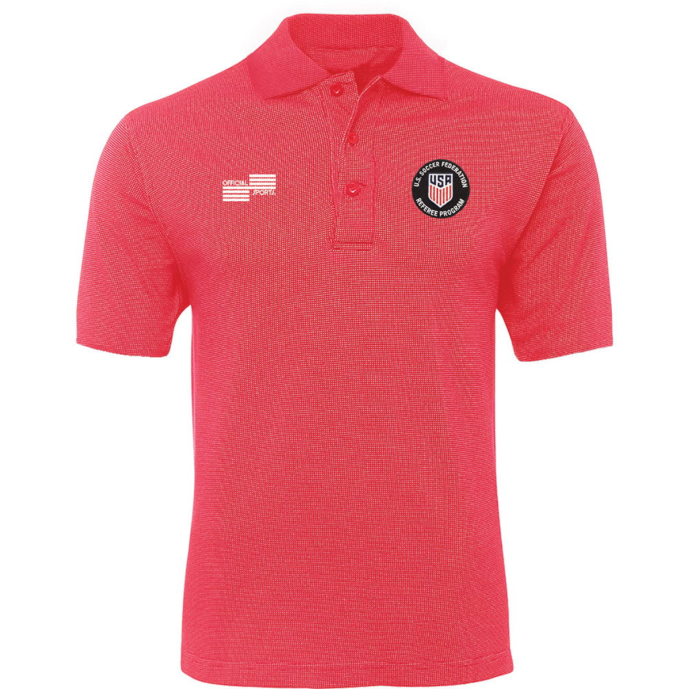 2417CL USSF Micro Pattern Polo - Official Sports International