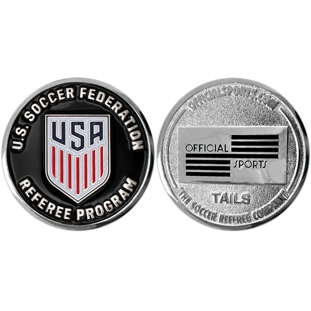 7007 U.S. Soccer Silver Flip Coin - Official Sports International