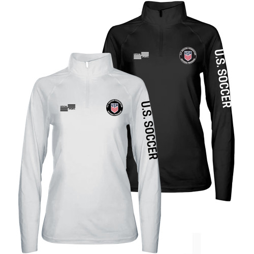 W2336CL USSF Women's Endurance 1/4 Zip - Official Sports International