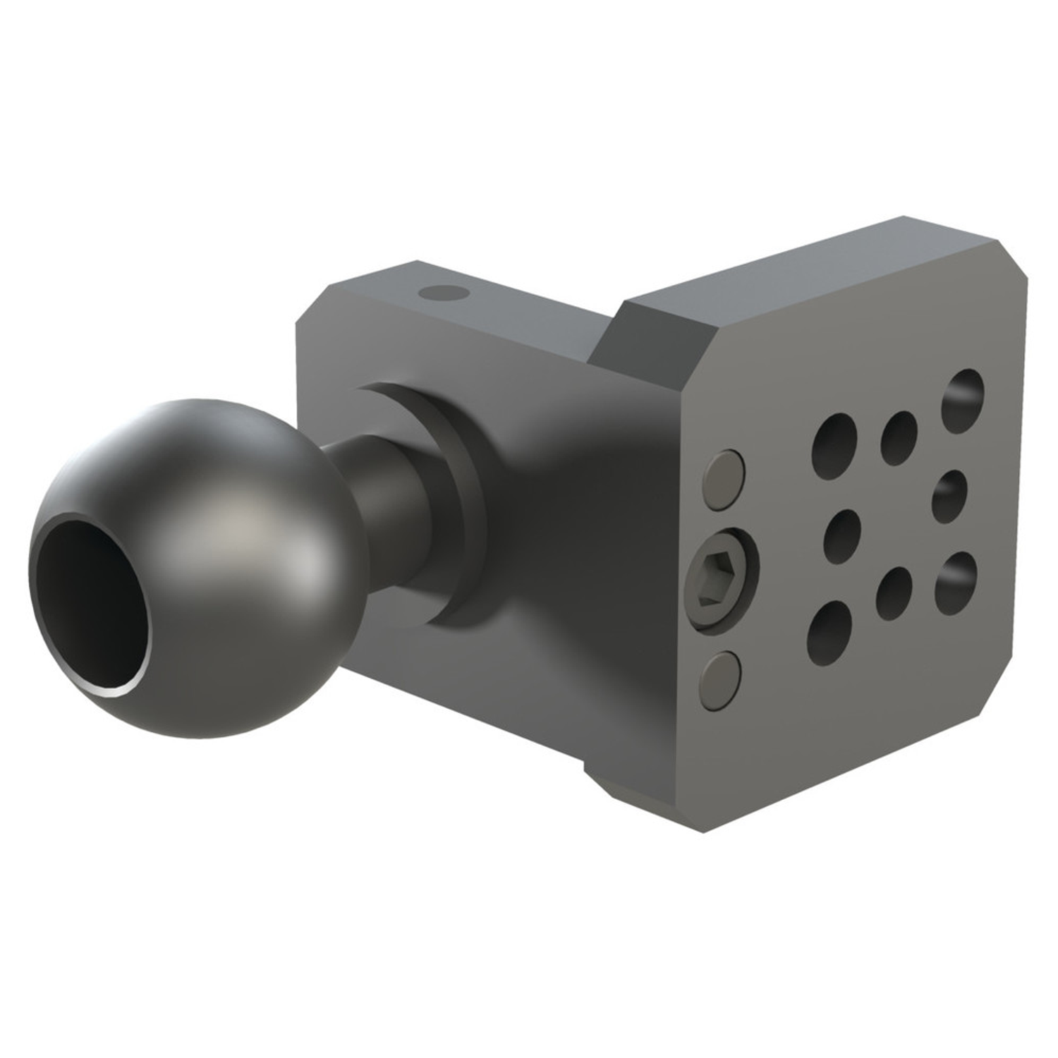 GT-BGA-32B - Apple Core Gripper Mount, 32mm Ball, Paddle Style - DESTACO