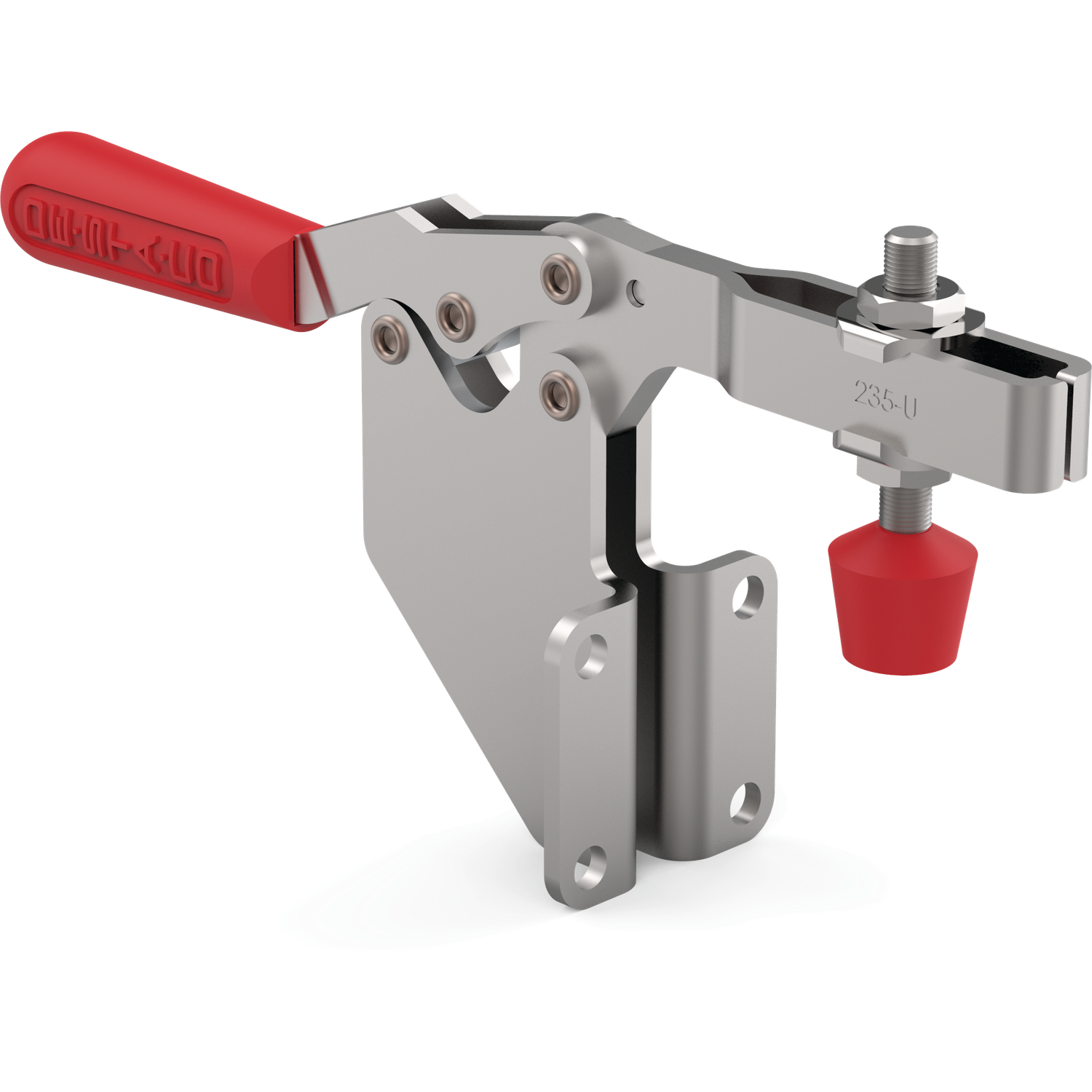 235-U : Horizontal Hold-Down Toggle Locking Clamp w/ Front Mount Base ...