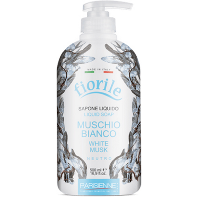 PARISIENNE FIORILE SAPONE LIQUIDO MANI MUSCHIO BIANCO 500 ML - PiùMe