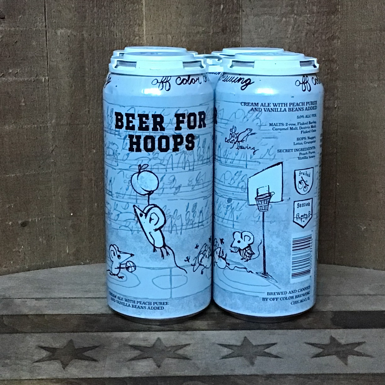 (D) Off Color - Beer for Hoops - Cream Ale with Peach Puree & Vanilla ...