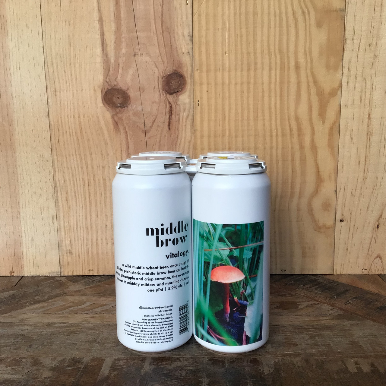 Middle Brow - Vitalogy - A wild middle wheat beer - 57th Street Wines
