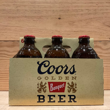 Coors Golden Banquet Beer - 6 pack - 57th Street Wines
