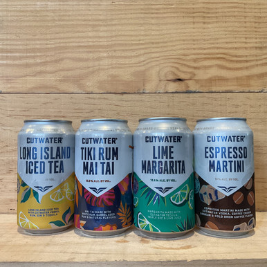 (MA) Cutwater Spirits - Premium Cocktails 12oz Can - All Flavors - 57th ...