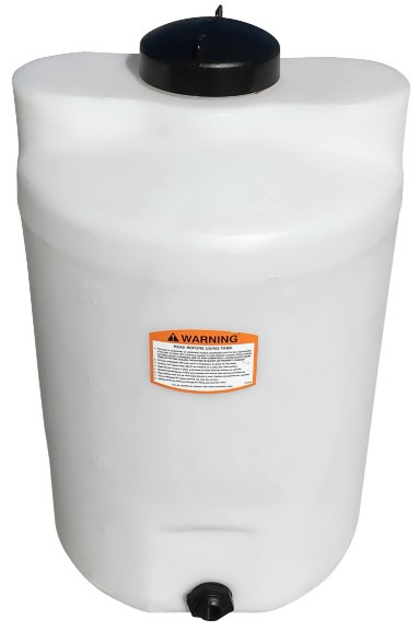 25 Gallon Vertical Plastic Storage Tank