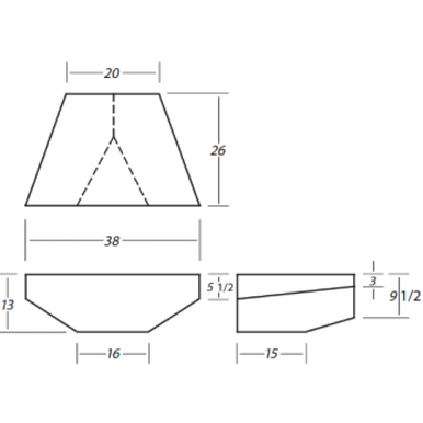 30 Gallon Rectangle Plastic Tank