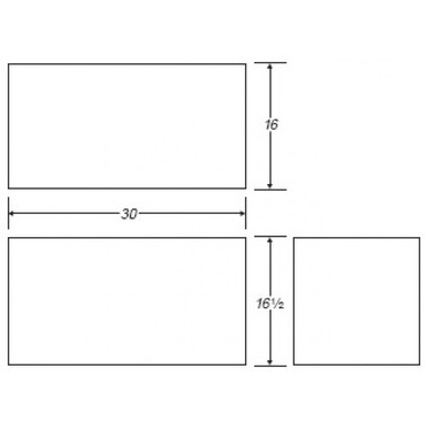 32 Gallon Rectangle Plastic Tank