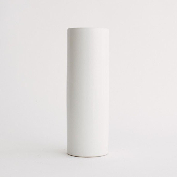 CYL0416GW - Gold Topped White Ceramic Cylinder - 16" (6 pcs)