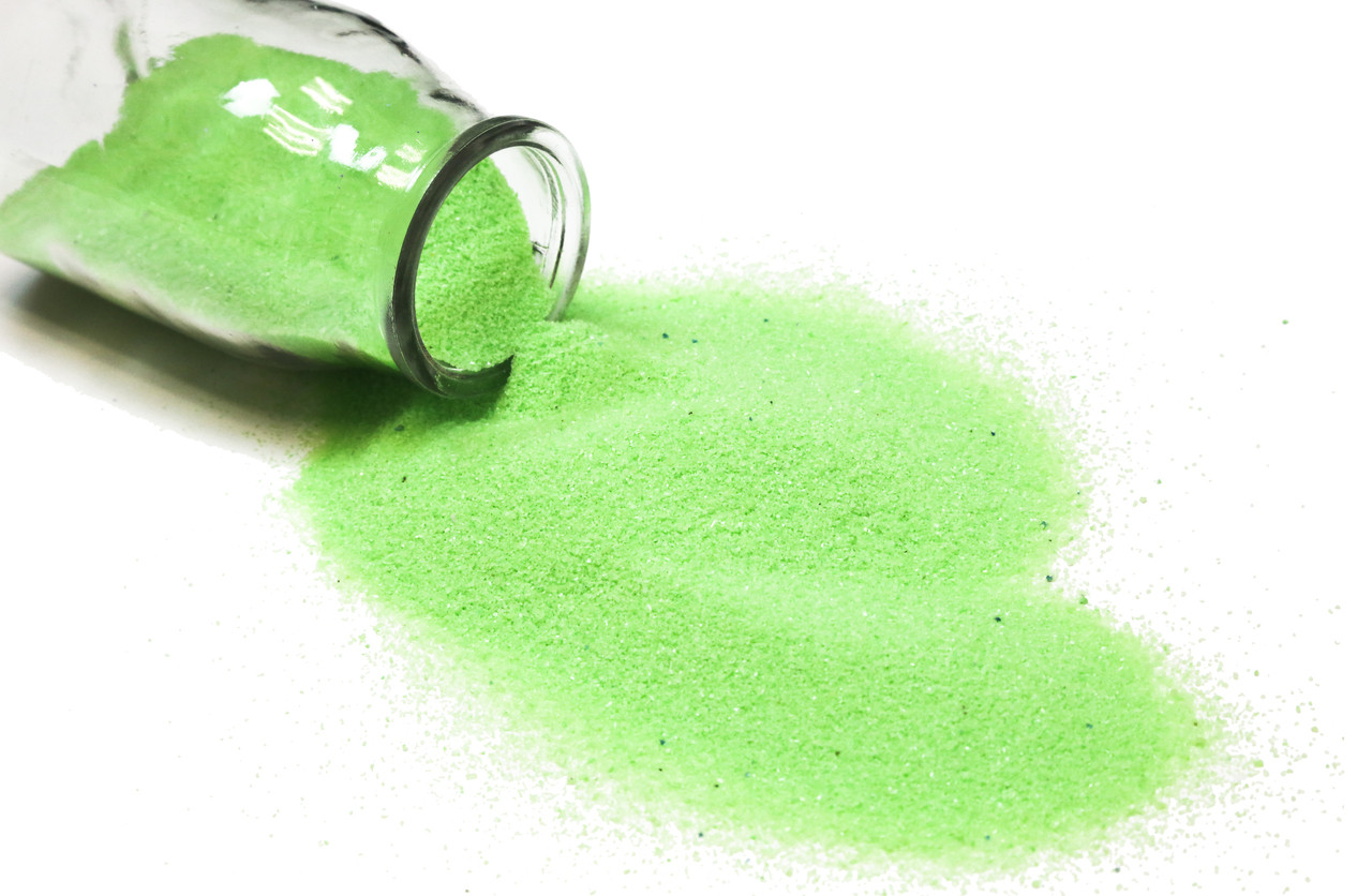 SAND01LG - Decorative Colored Sand - Fine Grain, Light Green