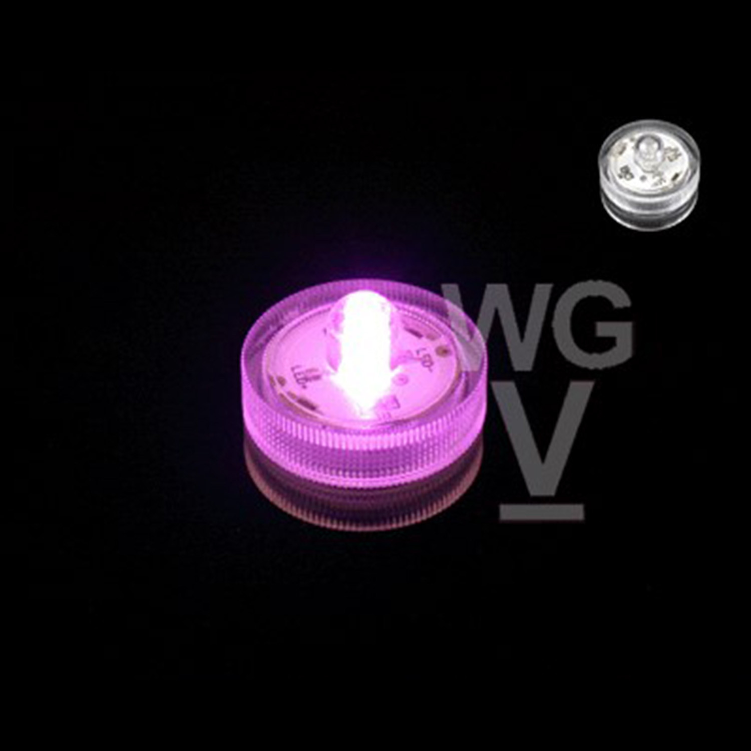 LED04AM - Amber Submersible LED Decor Lights - Reusable