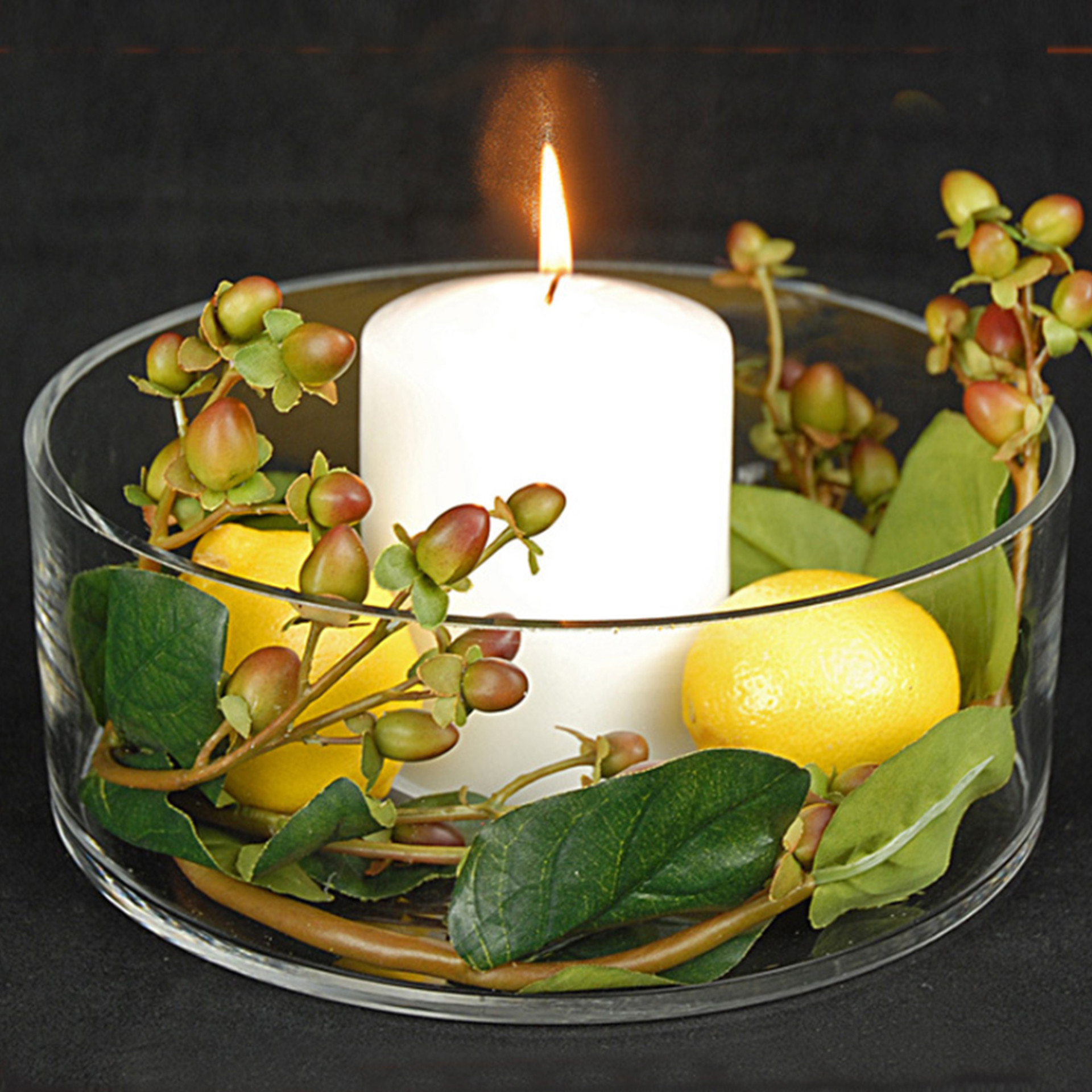 12x6"H Large Pan Wide Cylinder Glass Vase Wholesale - VCY1206 | WGV ...