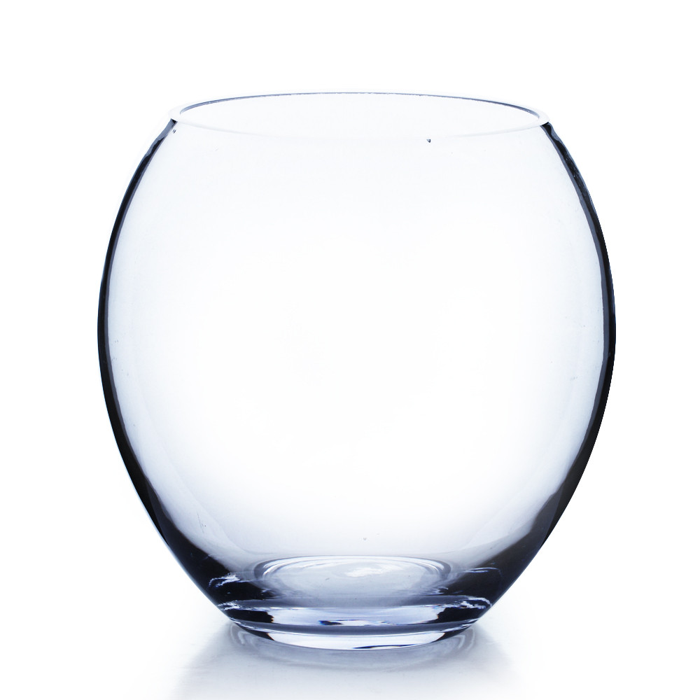 VBW0912 - Bowl Glass Vase with Stem - 7.5" x 12"