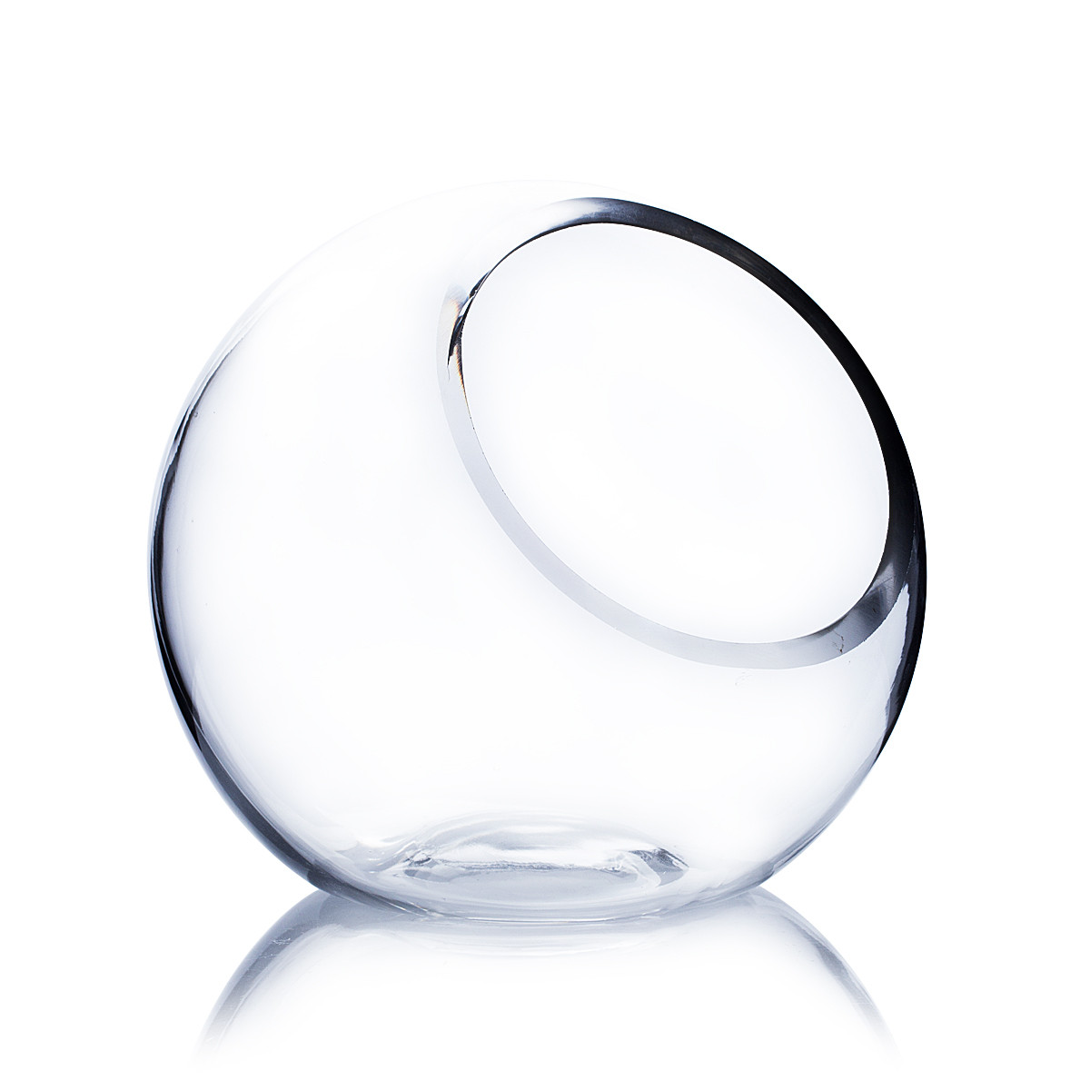 VBW1916 - Clear Bubble Bowl Vase - 19" x 16"H (1 pc) [Foam Packed]