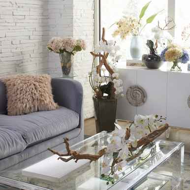 VPB4424 - Rectangular Plate Glass Planter Box Vase- 4" x 4" x 24"