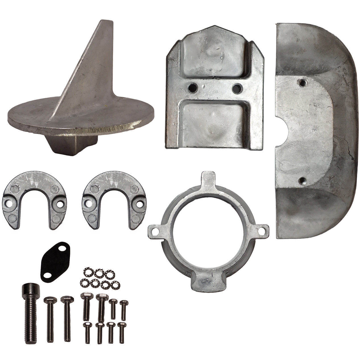 Alpha One Gen II Aluminum Anode Kit with Fin | BoatZincs.com