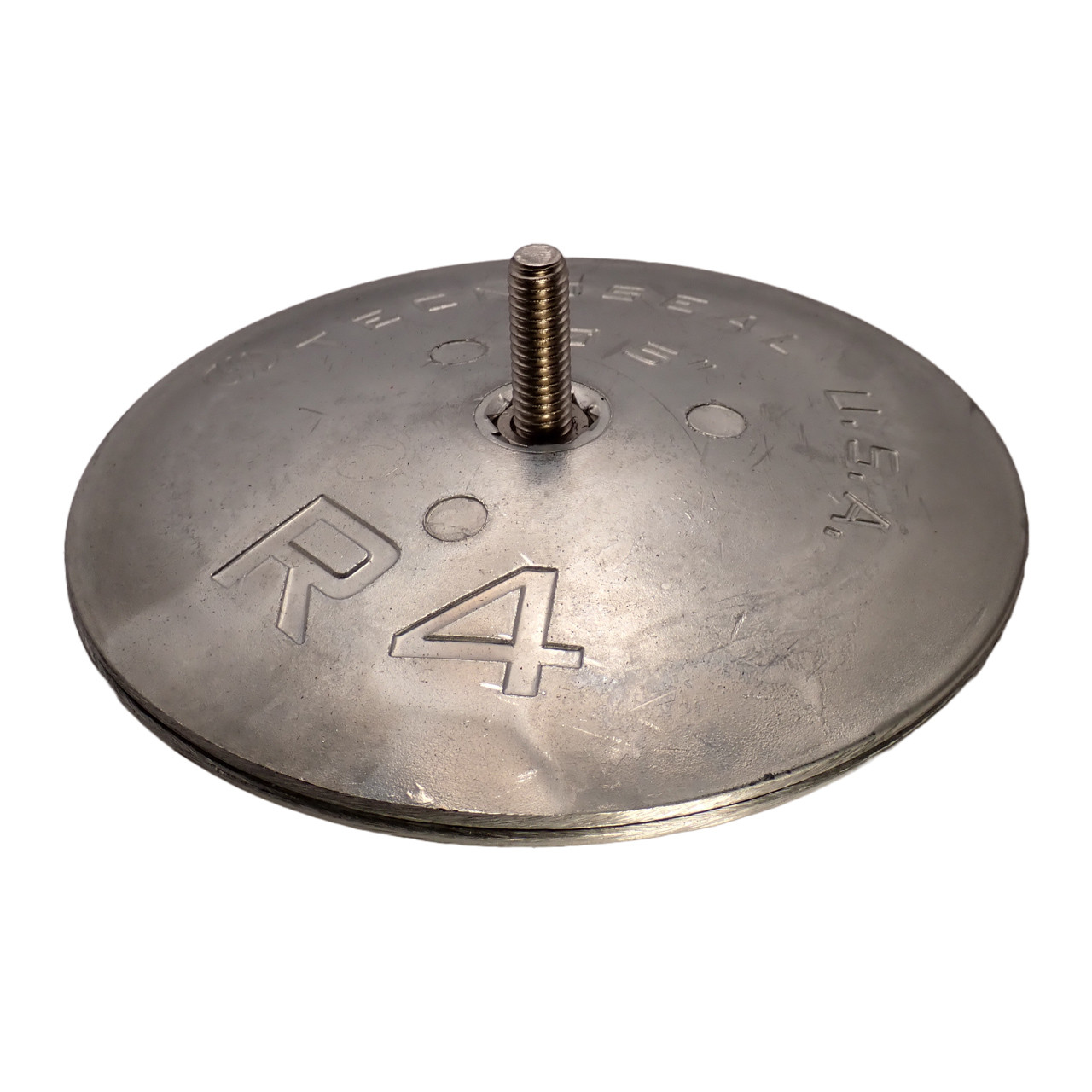 R-4 Rudder/Trim Tab Zinc Anode - 5" Dia. | BoatZincs.com