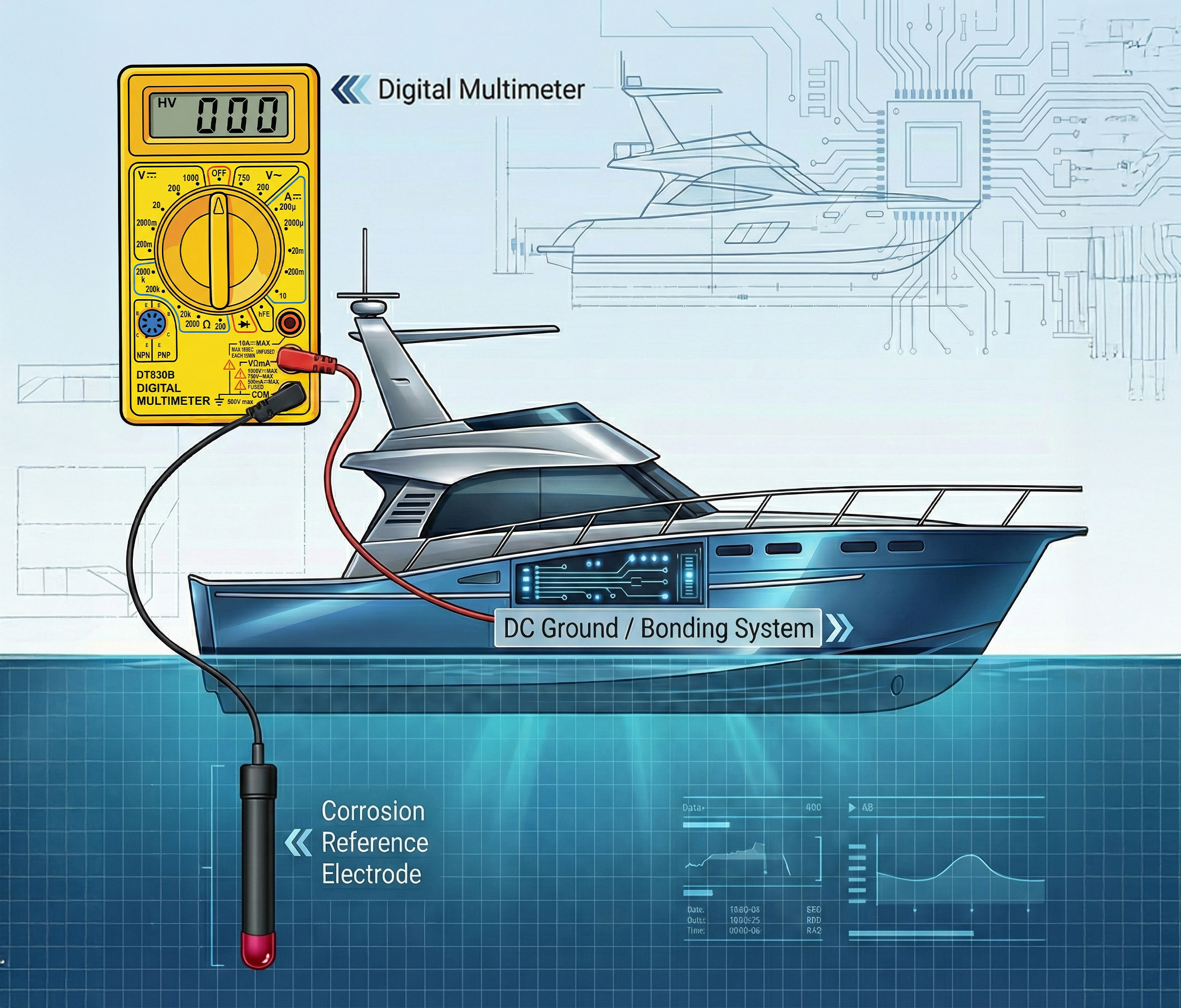 Corrosion Reference Electrode (CRE) with User's Guide | BoatZincs.com