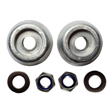 589550-AL Lewmar Aluminum Anode Kit (Pair) | BoatZincs.com