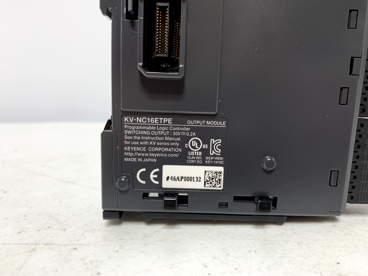 Keyence KV-NC16ETPE Programmable Logic Controller Expansion I/O Module ...