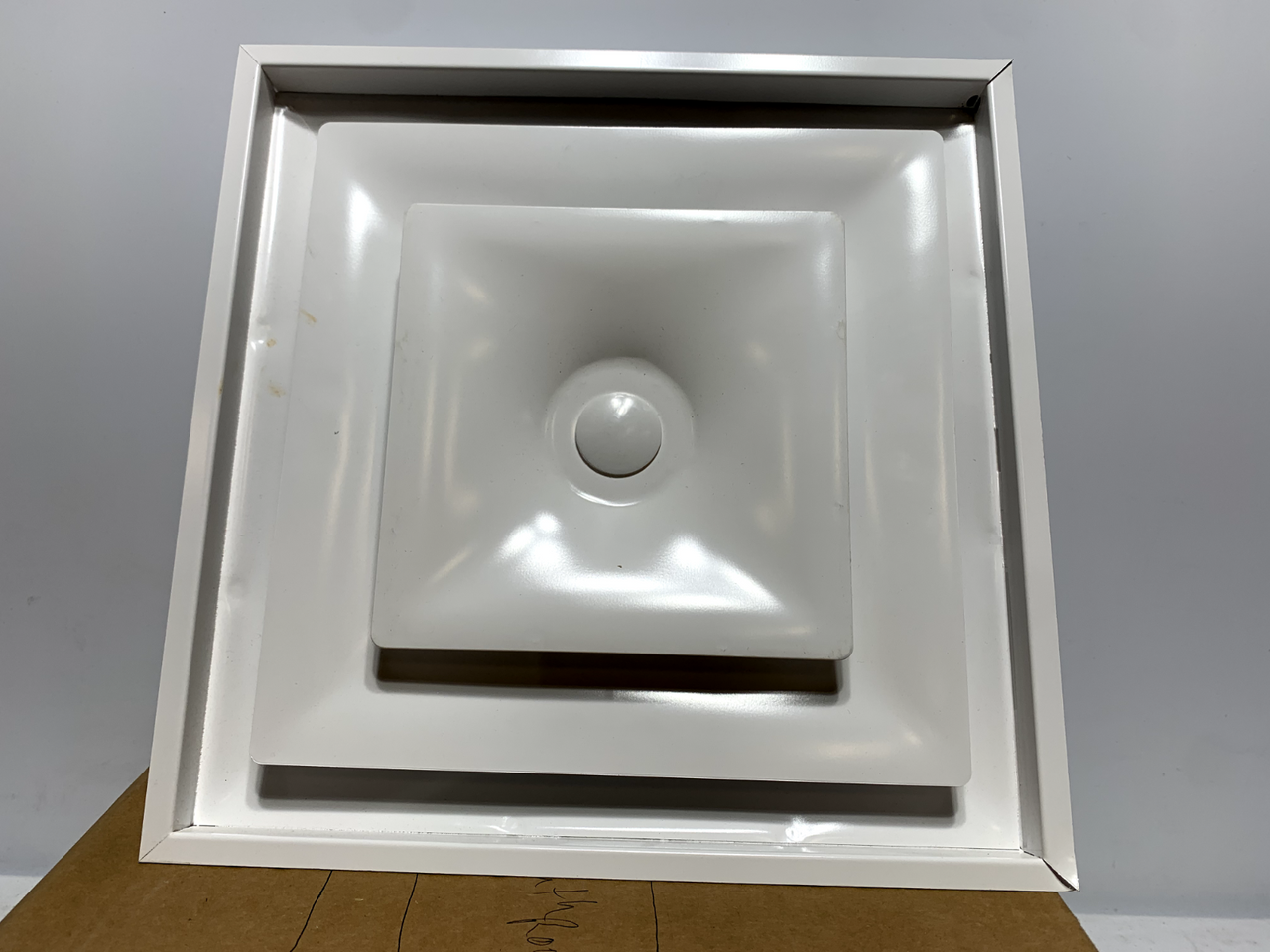 Titus 12" X 12" Steel Adjustable High Performance 3-cone Diffuser ...