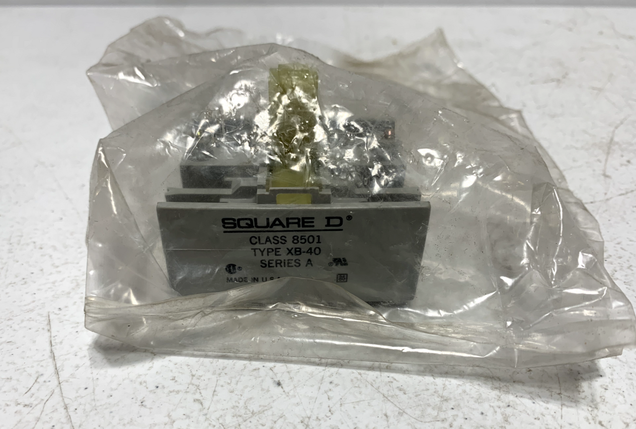 Square D 8501XB40 Adder Deck Harmony 8501X Screw Clamp Terminals 10 Amp ...