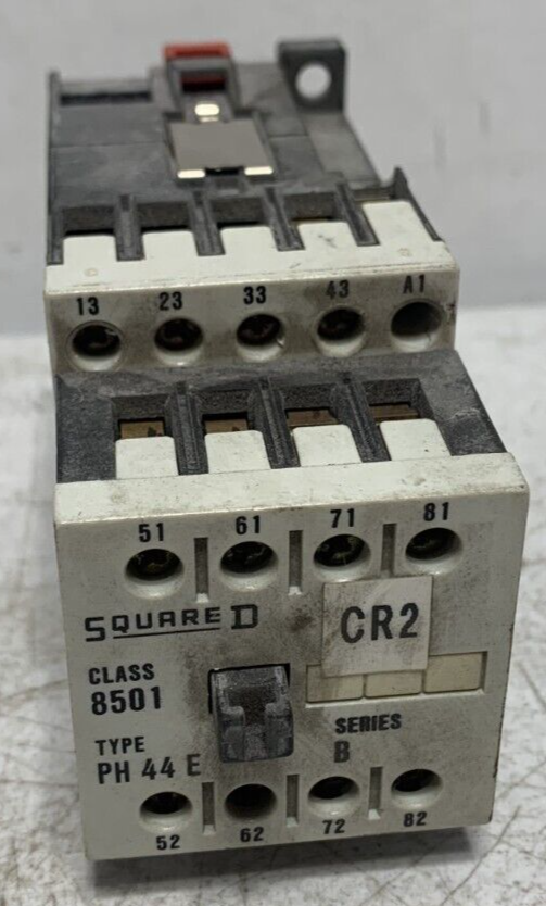 Square D 8501-PH40E Control Contact Relay 600V 20 Amp - Chase Surplus