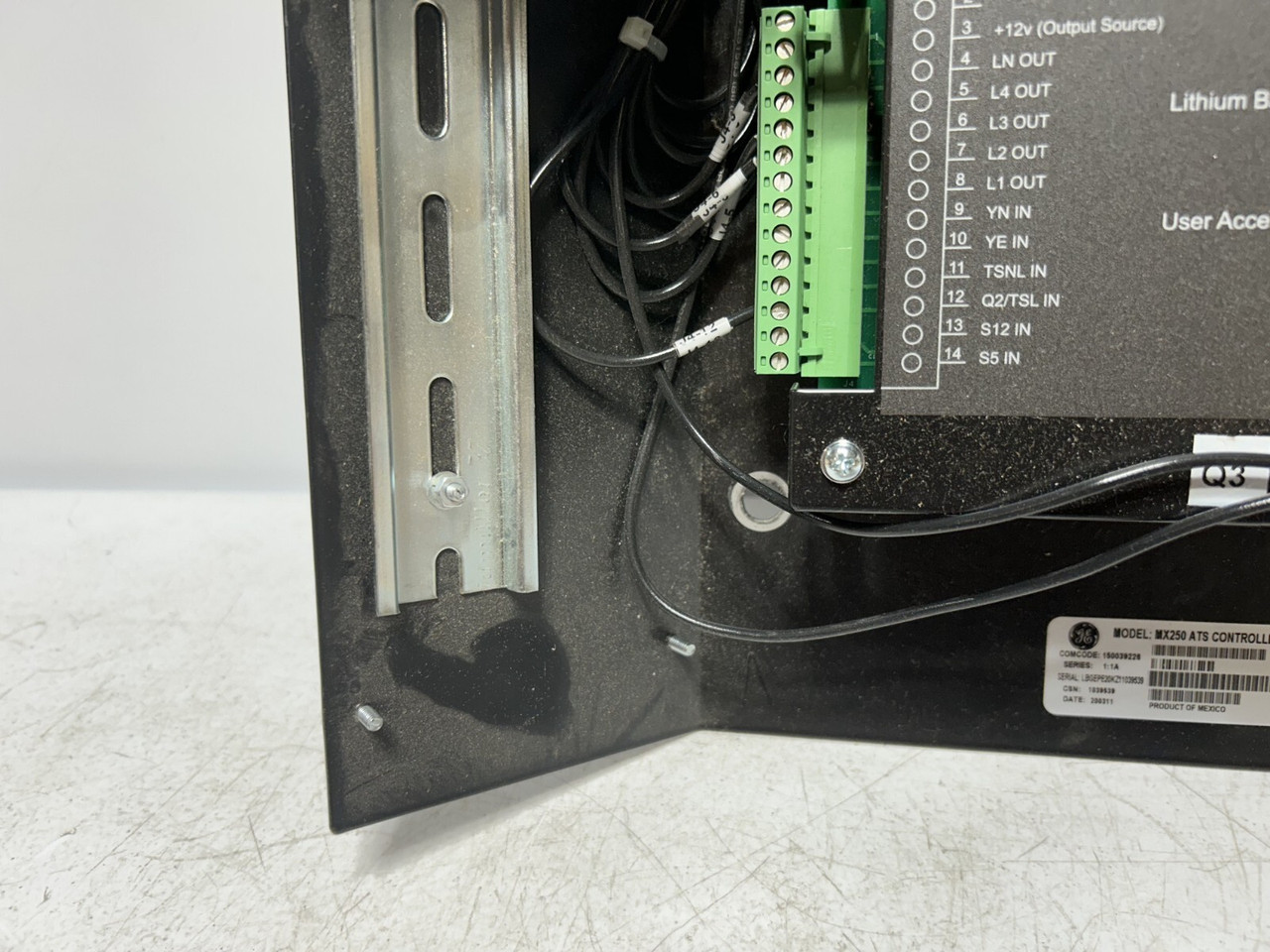 General Electric MX250 Zenith Entelli-Switch ATS Controller 150043579