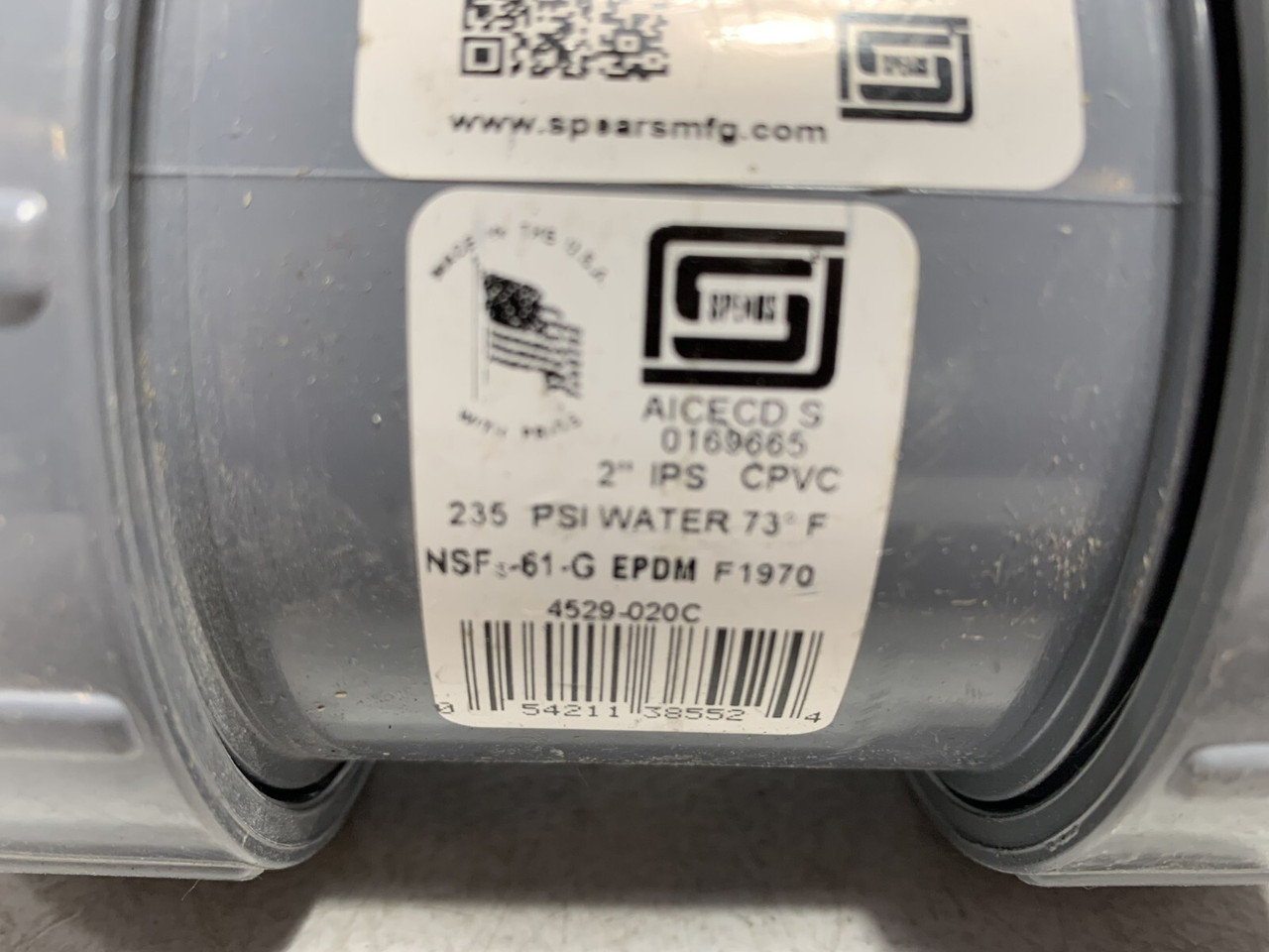 Spears F1970 Two Way Ball Valve 235 PSI