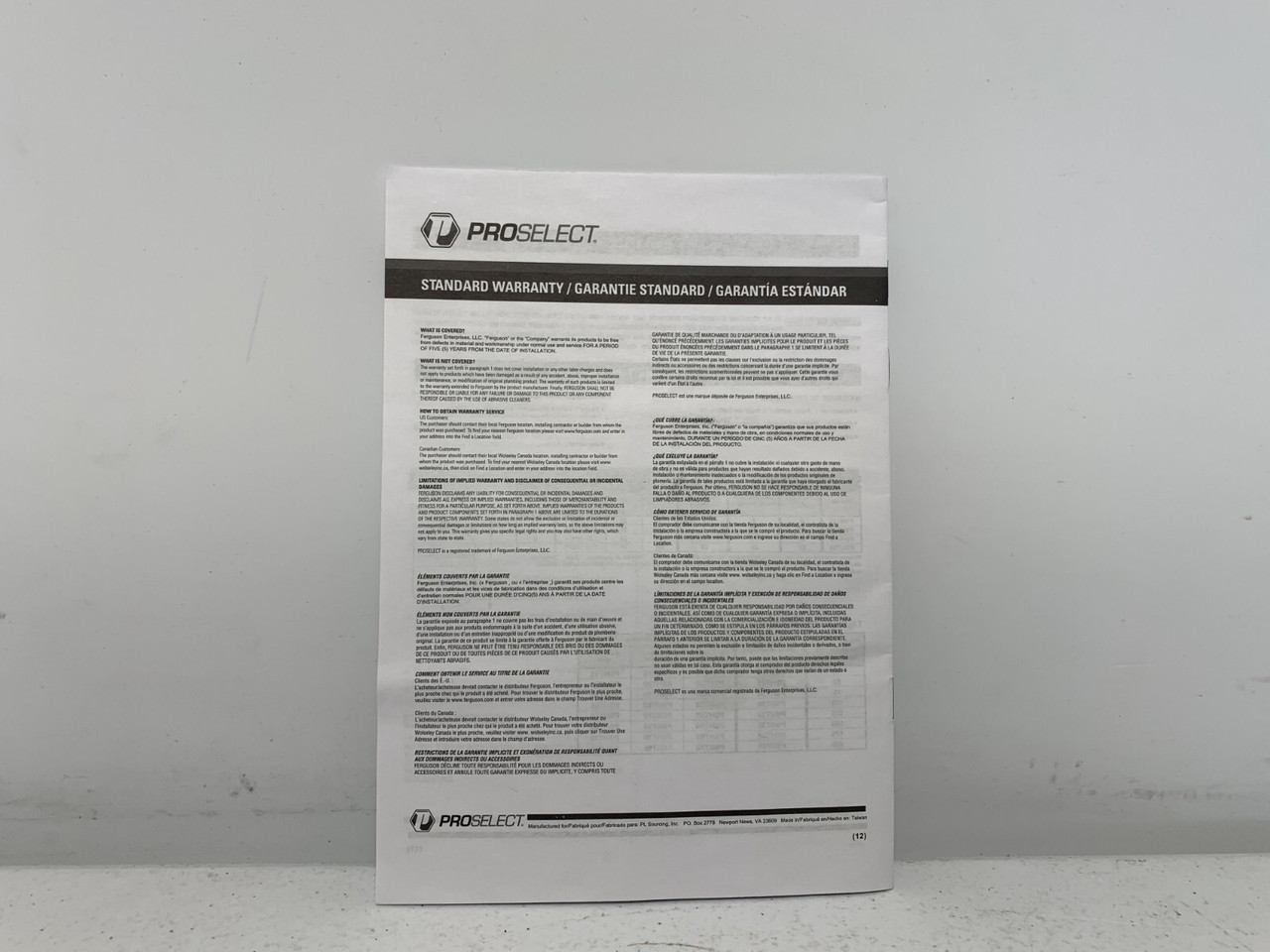 Pro Select PSHT60 Hydronic Expansion Tank 6 Gallon 12 PSI